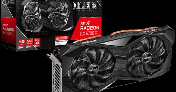 Asrock AMD Radeon RX6700XT Challenger D 12G OC, GDDR6 192 bit, 1xHDMI ...