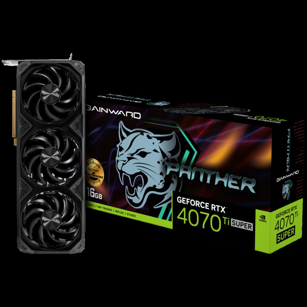 Gainward GeForce RTX 4070Ti SUPER Panther OC, 16GB 256 bit, 1x HDMI 2.1 ...